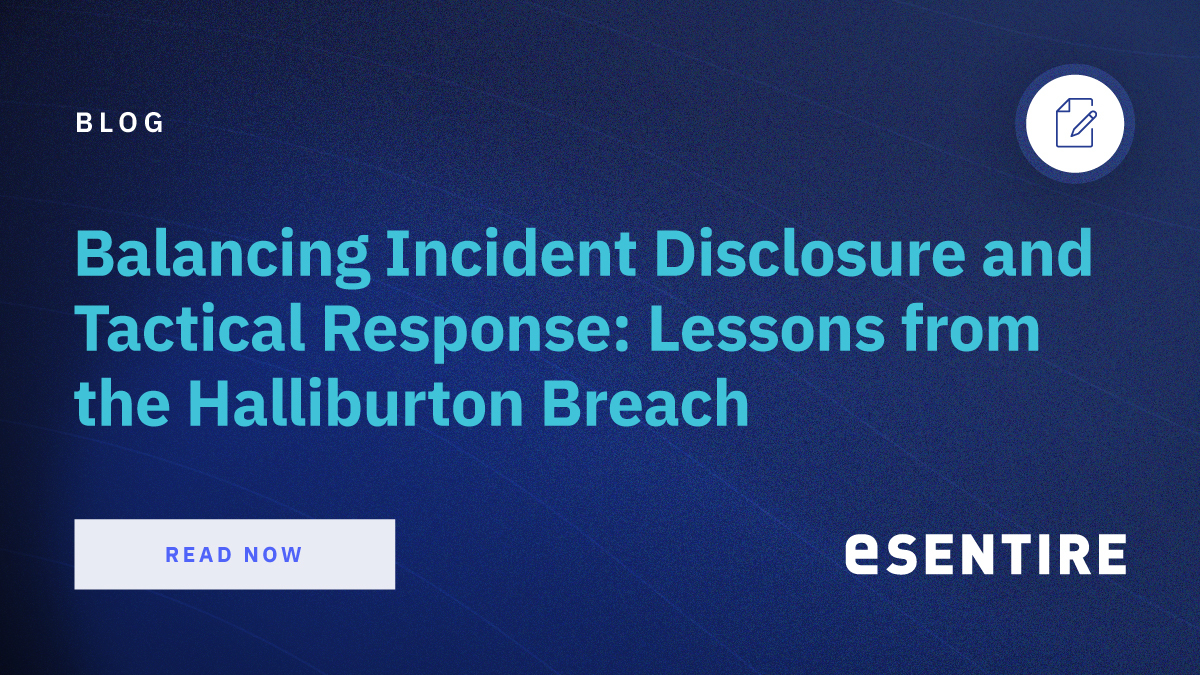 Balancing Incident Disclosure and Tactical Response: Lessons from the ...