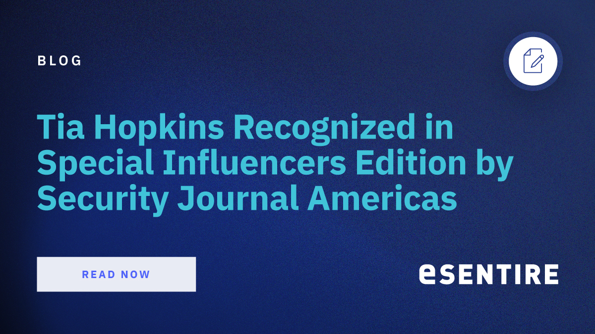 eSentire | Tia Hopkins Recognized in Special Influencers Edition by…