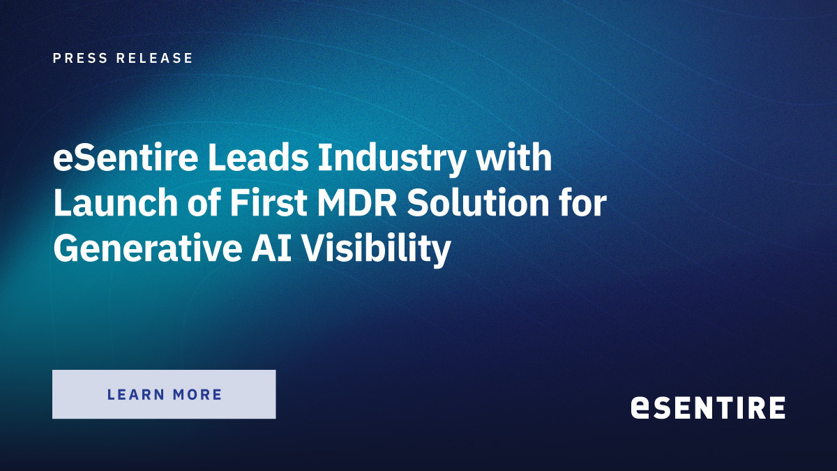 eSentire Leads Industry with Launch of First MDR Solution… | eSentire