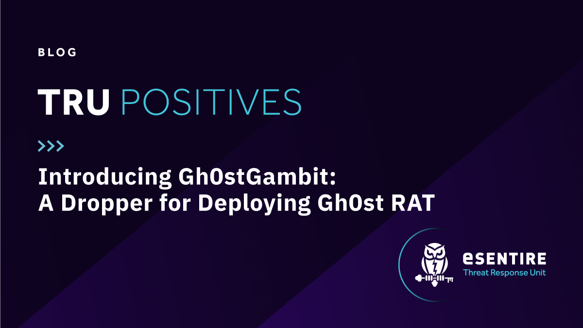 Introducing Gh0stGambit: A Dropper for Deploying Gh0st RAT | eSentire